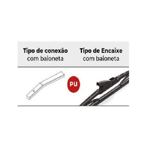 PALHETA UNIVERSAL 20 POLEGADAS ENCAIXE BAIONETA